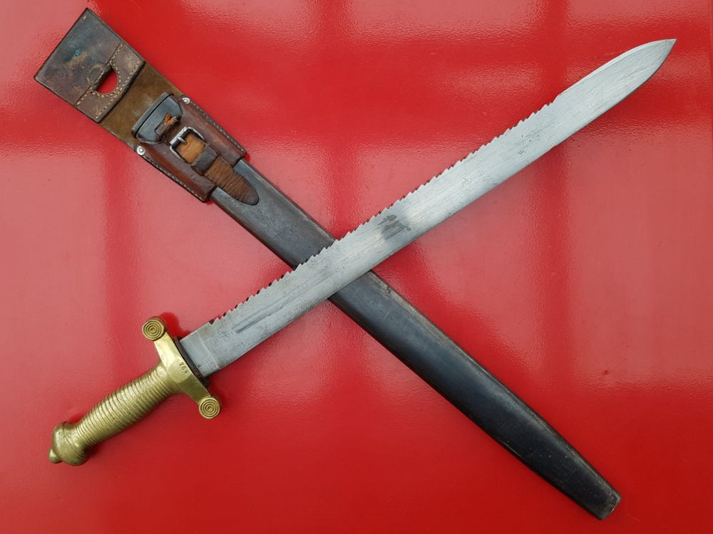 Faschinenmesser 764 Schweiz Säge-Bajonett antik selten rar (Gebraucht) in Rüti für CHF 360 – mit ...