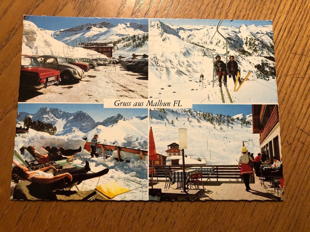 Malbun Liechtenstein - Ansichtskarte (Gebraucht) in Ruggell für CHF 1.5 – mit Lieferung auf ...