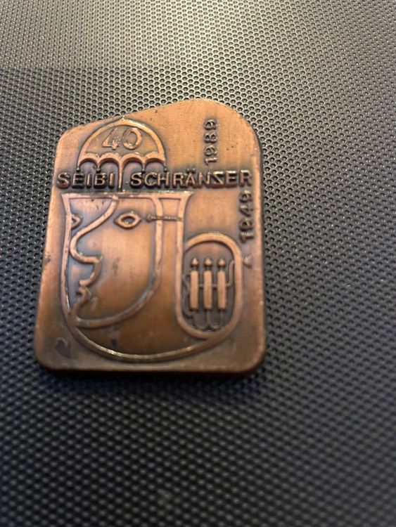 Basler Fasnachtsplakette Seibi Schränzer (Gebraucht) in Aarburg für CHF ...