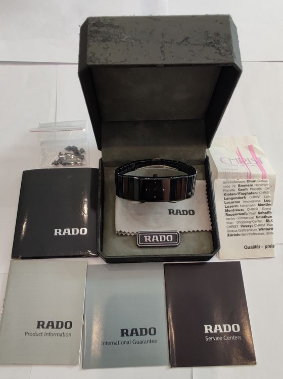 Rado Diastar High-Tech Ceramic Jubile füll Set vintage (Gebraucht) in ...