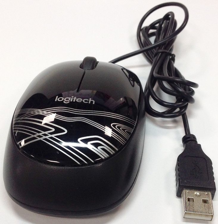Logitech 810-003083 Optical Mouse M-U0036 2-Tasten Scrollrad (Gebraucht ...