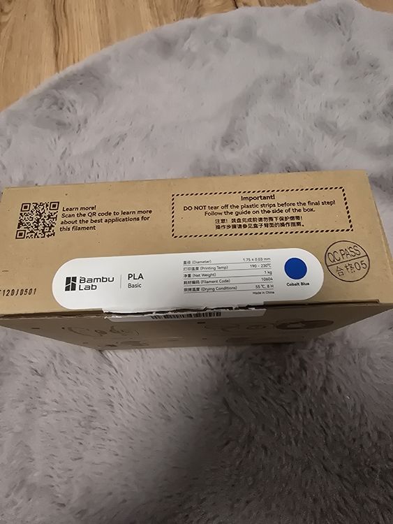 Bambu Lab PLA Basic Cobalt Blue - Neu & OVP! Filament (Neu und ...