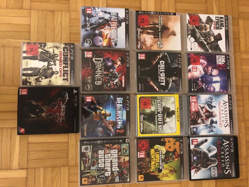 14 PlayStation 3 spiele Ü 18 Paket (Gebraucht) in Giswil für CHF 30 ...