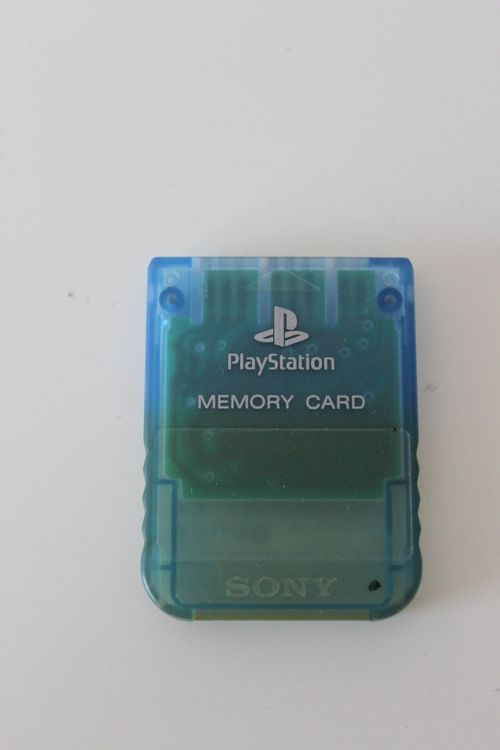 Original Sony Memory Card PS1 - PlayStation 1 - blau | Kaufen auf Ricardo