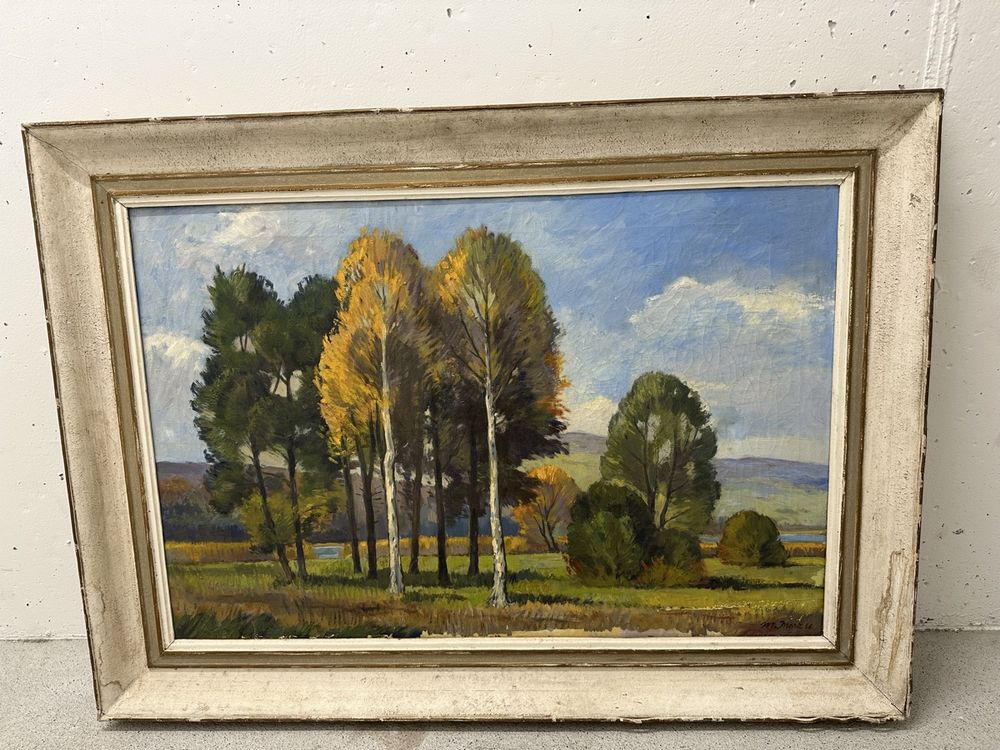 Max Merz Gemälde Natur Landschaft Bäume (Gebraucht) in Ebikon für CHF ...