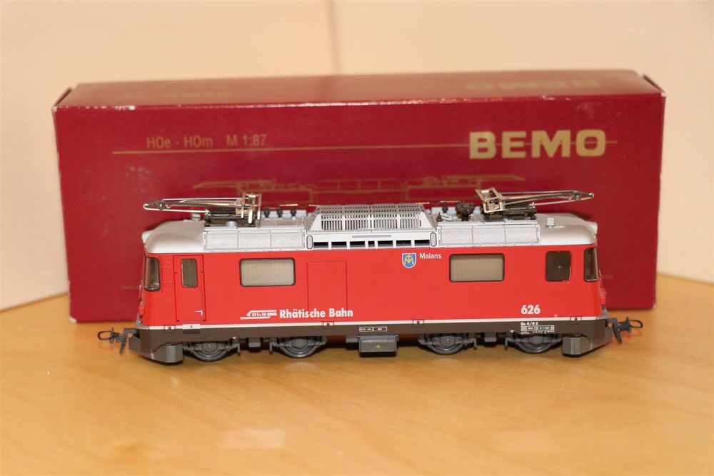 BEMO 1258 156 RhB Ge 4/4 II 626 Malans (D'occasion) à Matten b. Interl ...