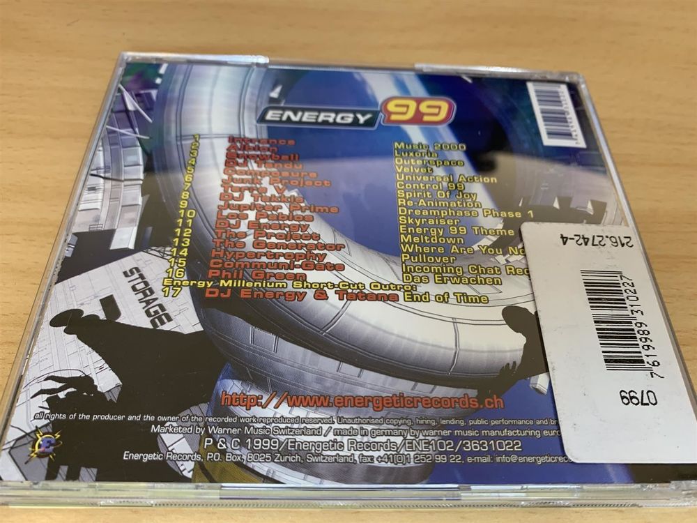 DJ Energy – Energy 99 - The Official Mix (Gebraucht) in Rikon im ...