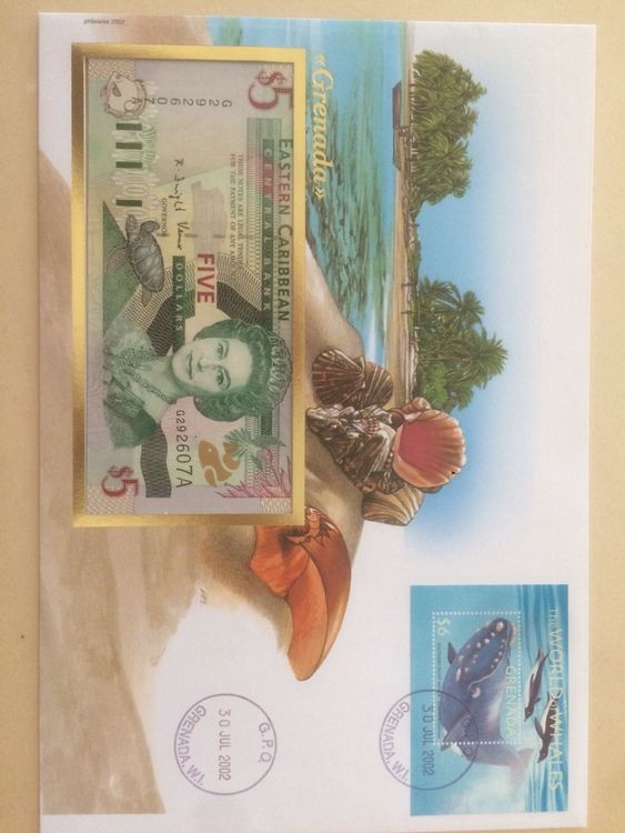 Banknotenbrief Grenada (Neu und originalverpackt) in Muralto für CHF 11 ...