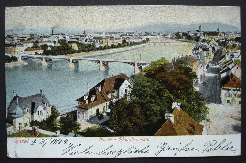 BASEL Die drei Rheinbrücken | Kaufen auf Ricardo
