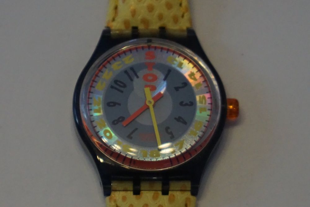 Swatch Yellow Star STOP 1992 TOP !!!!!!!!!!! | Kaufen auf Ricardo