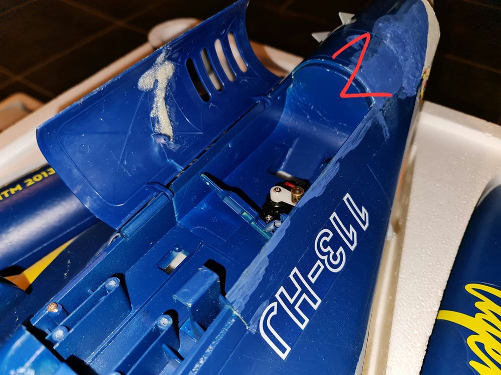 2x FMS Rafale, 80mm EDF, 1x defekt, 1x neuwertig (Gebraucht) in ...