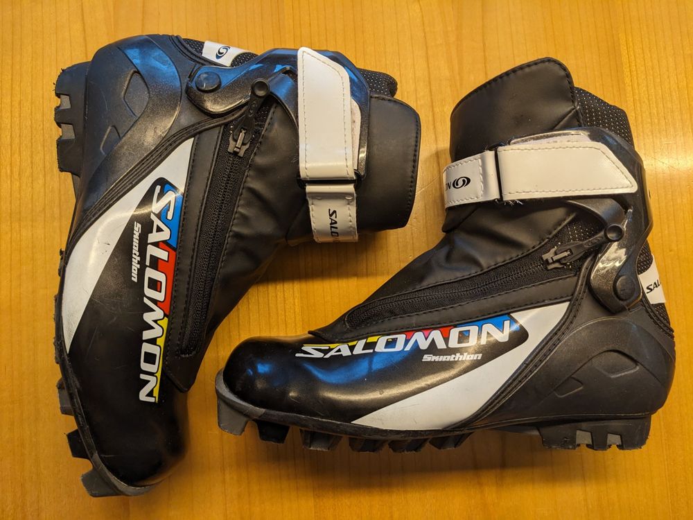 Langlaufschuhe Salomon Skiathlon SNS Grösse 39 1/3 - 24.5 cm | Kaufen auf Ricardo