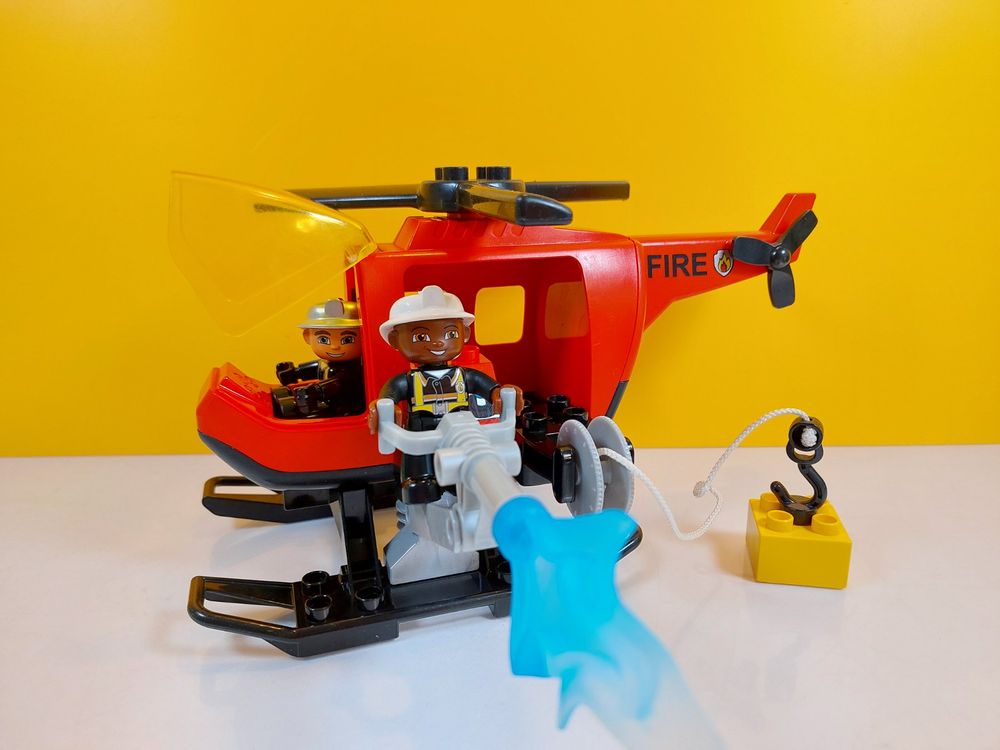 LEGO Duplo 4967 Grosser Feuerwehr - Hubschrauber - Komplett (Gebraucht ...
