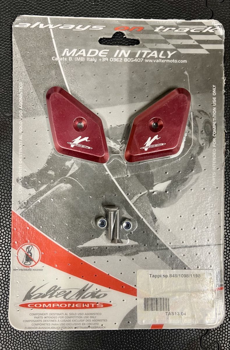 Ducati 848 1098 1198 cache rétroviseur anodisé rouge neuf (Neu und ...