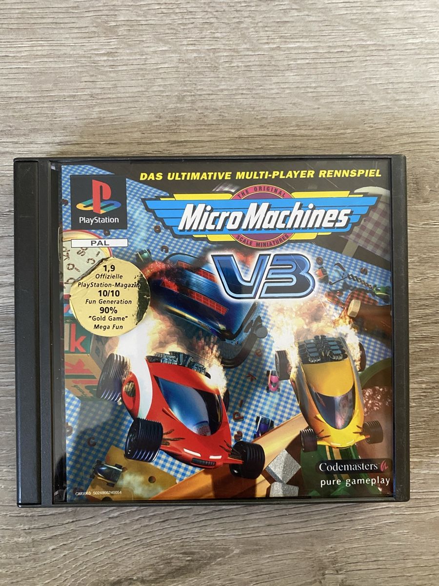 Micro Machines V3 - Playstation 1 - PAL - État parfait! (Gebraucht) in ...