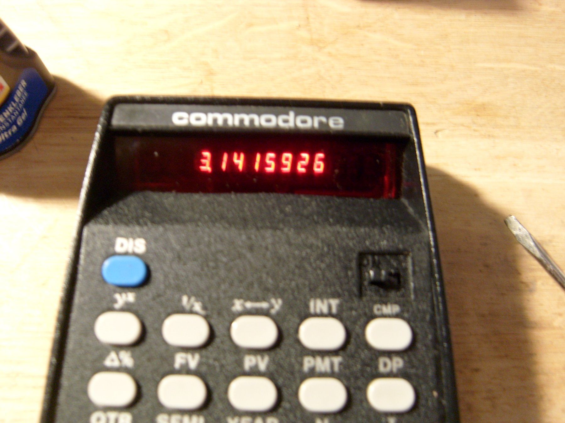 RARE Commodore Vintage Calculator, USA, Helle redmatrix LED (Gebraucht ...