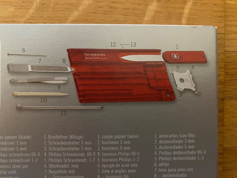 Swiss Card Quattro von Victorinox | Kaufen auf Ricardo