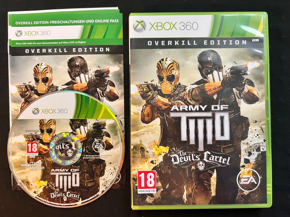 ARMY OF TWO- THE DEVIL'S CARTEL XBOX360- overkill edition (Gebraucht ...