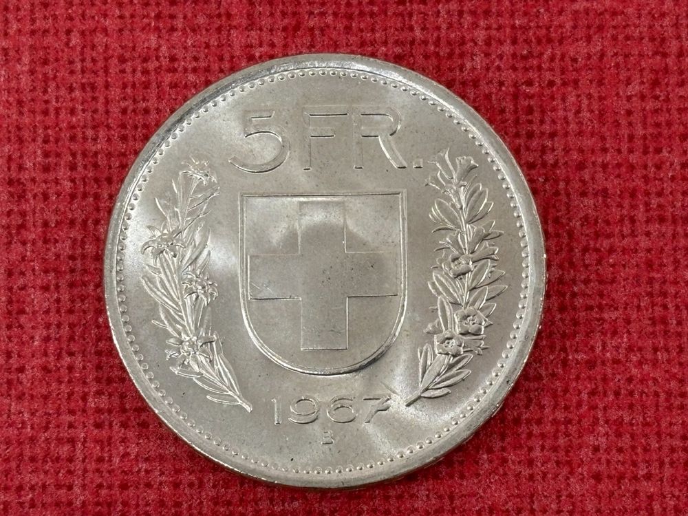 5 Franken 1967 Silber TOP | Kaufen auf Ricardo