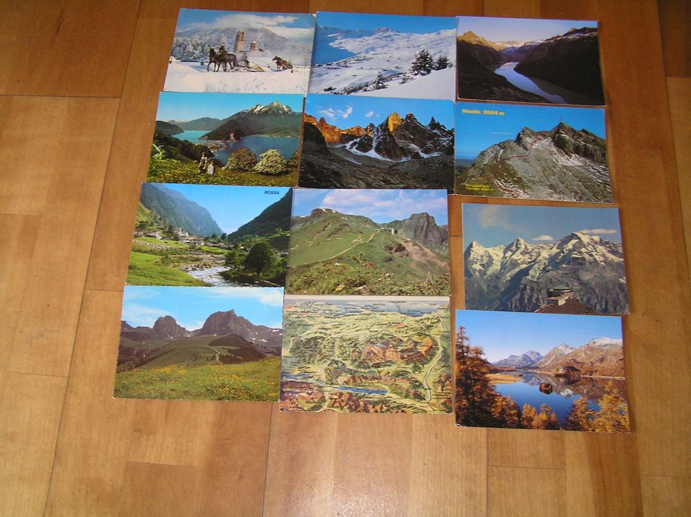 80 Karten Landschaften Schweiz (Gebraucht) in Lumbrein für CHF 4 – mit Lieferung auf Ricardo kaufen