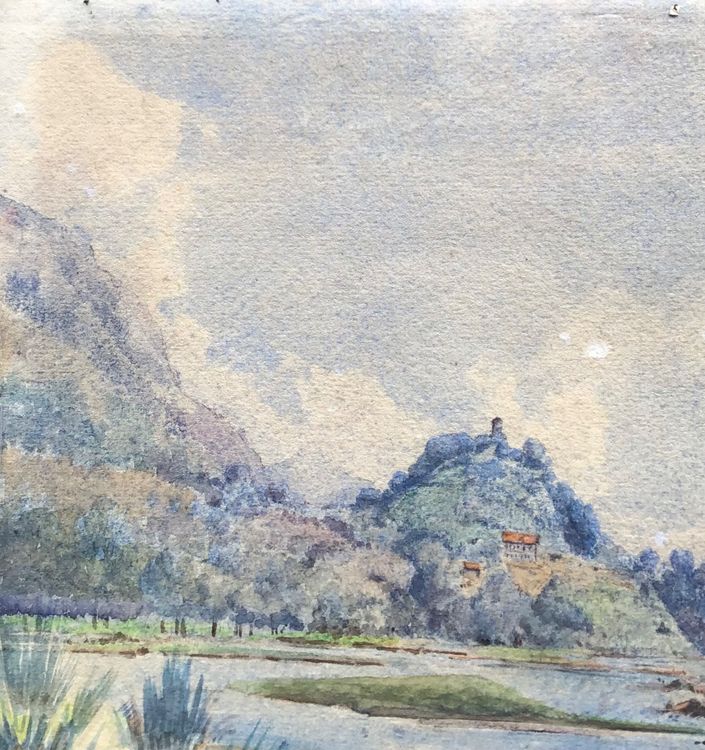 Henry John TERRY (1818-1880) Top Berglandschaft Aquarell | Kaufen auf Ricardo