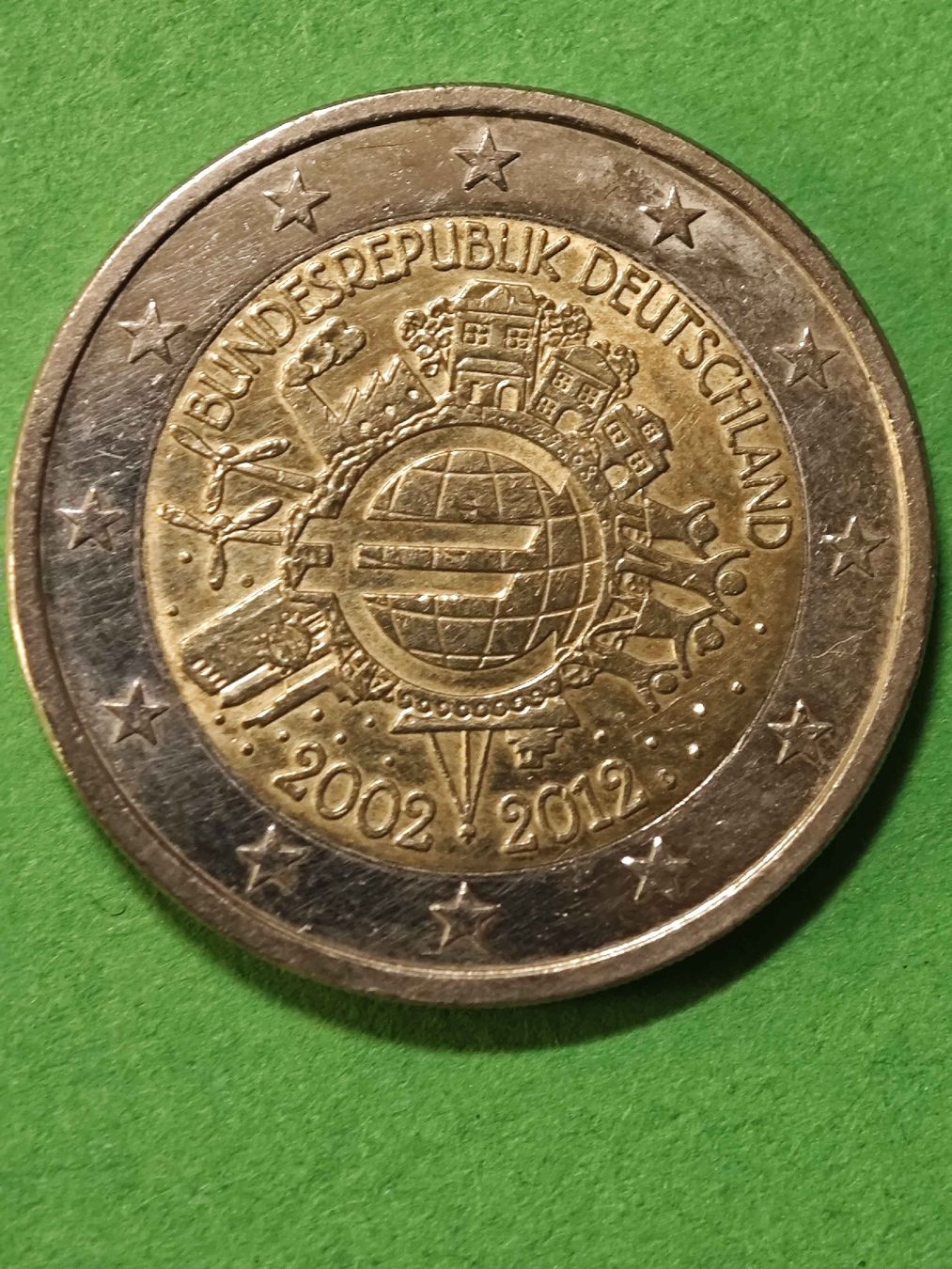Deutsche 2 Euro Gedenkmünze 2002-2012, Selten, Top Zustand (Gebraucht ...