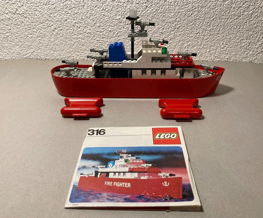Lego 316 Feuerwehrboot von 1978 (Gebraucht) in Rechthalten für CHF 30 ...