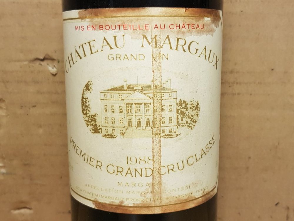 Chateau Margaux 1988 Premier Grand Cru Classe (92Pkt.) (Neu (gemäss ...