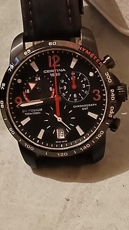 Certina DS Podium Chronograph, quarz, läuft (Gebraucht) in Glattbrugg für CHF 139 – mit ...