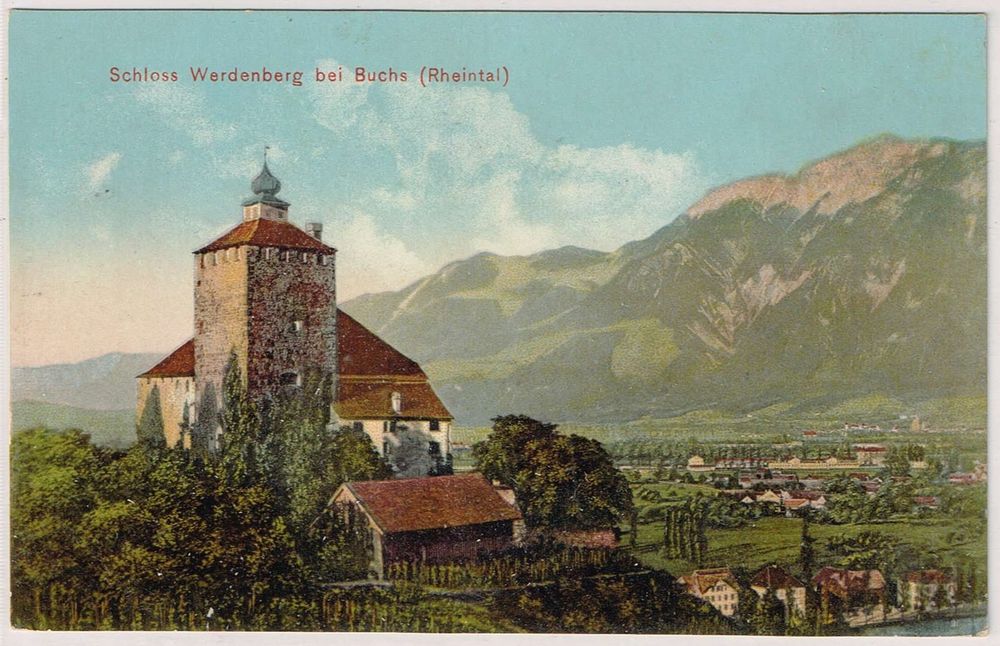 BUCHS - Schloss Werdenberg SG 1910 mit Rebberg | Kaufen auf Ricardo