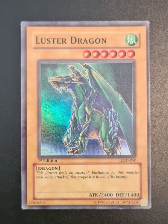 Yu-Gi-Oh! Luster Dragon 1. Edition Holo Super Rare LOD-050 (Gebraucht ...