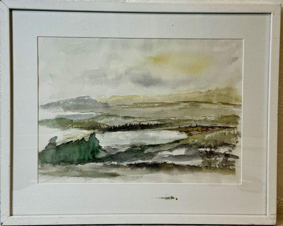 Interessante Landschaft Aquarell unleserlich Signiert | Kaufen auf Ricardo