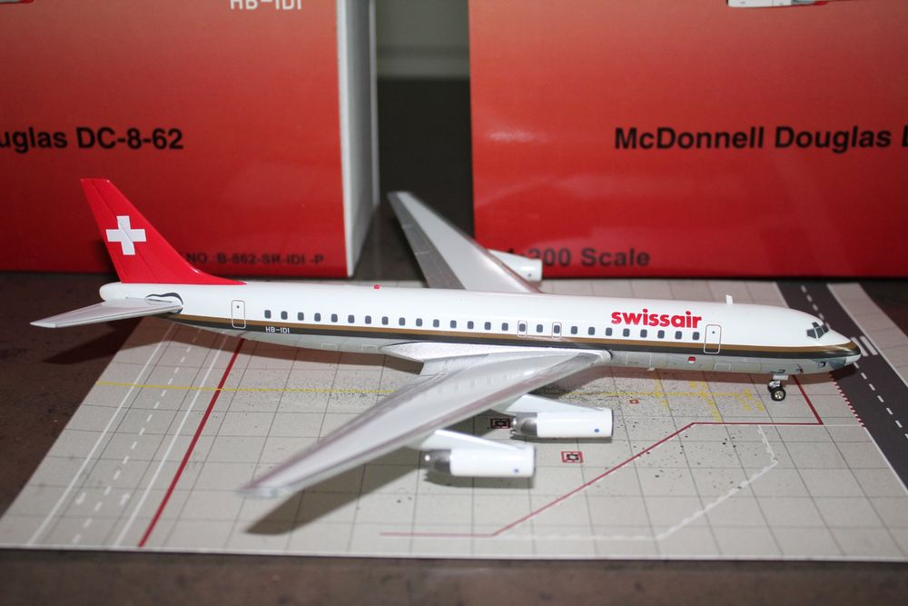 Swissair DC-8-62 (HB-IDI), 1:200 Inflight | Kaufen auf Ricardo