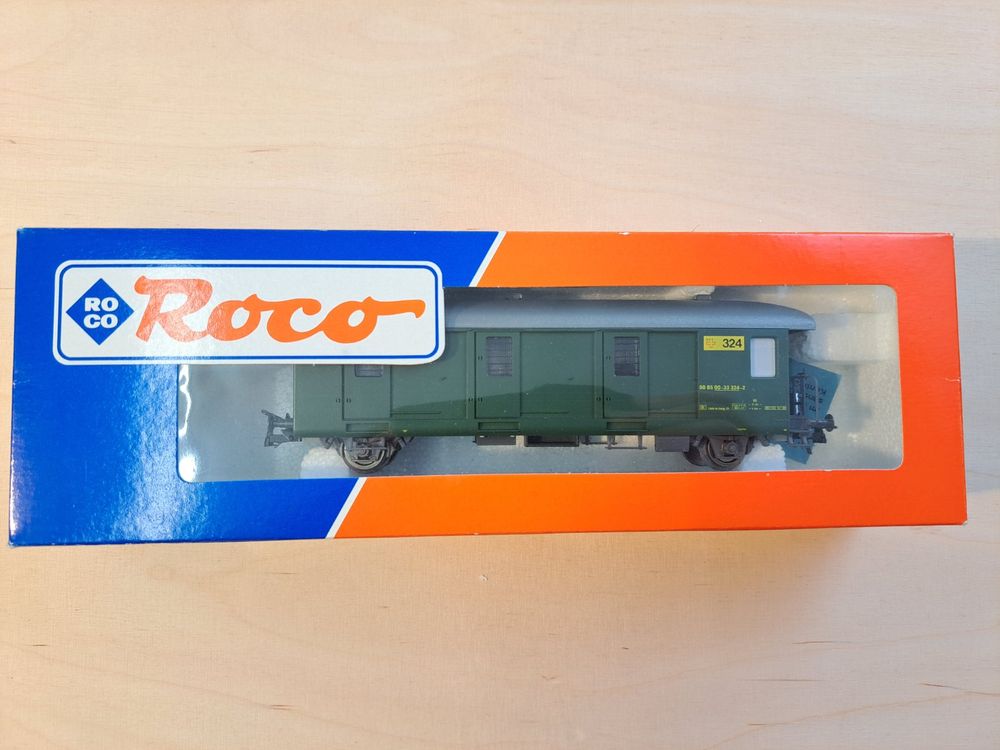 Roco Sbb Postwagen Grün H0 Kaufen Auf Ricardo