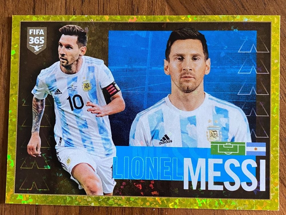 Lionel Messi Panini Sticker FIFA Argentinien (Neu (gemäss Beschreibung ...