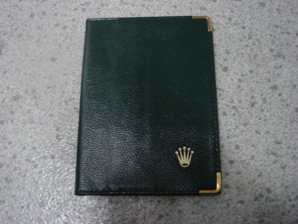RARE ! ROLEX New Leather Passport & Cards folder | Kaufen auf Ricardo