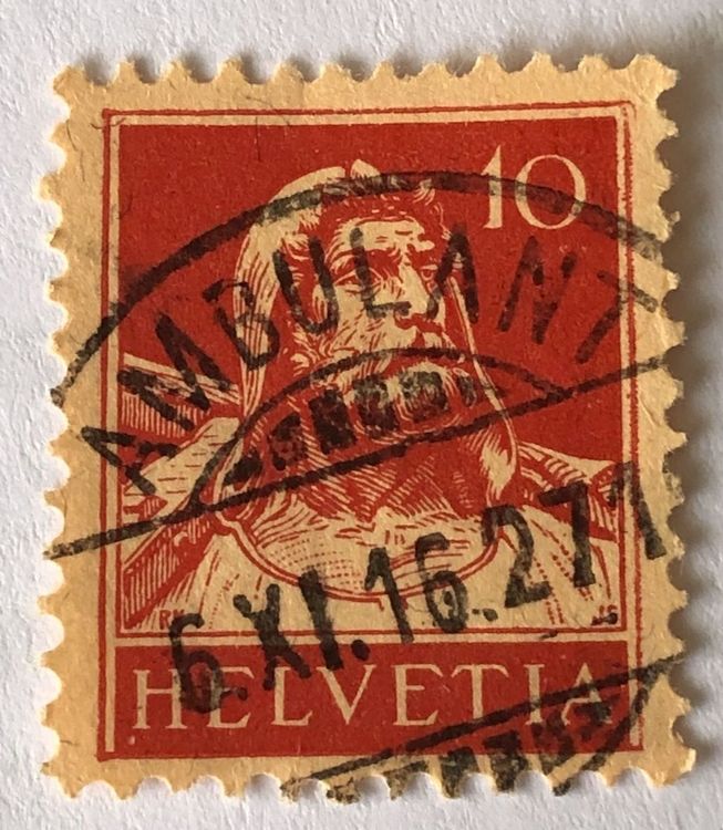 Nr.126 Vollstempel Ambulant (Gebraucht) in Aarau für CHF 0.3 – mit Lieferung auf Ricardo kaufen