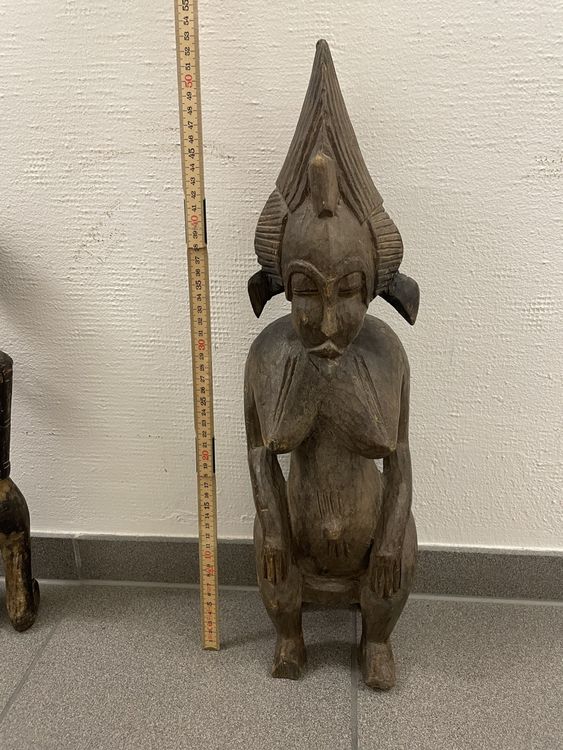 6 x alte afrikanische Figuren aus Holz (aus Ghana) (Gebraucht) in Zürich für CHF 60 – mit ...