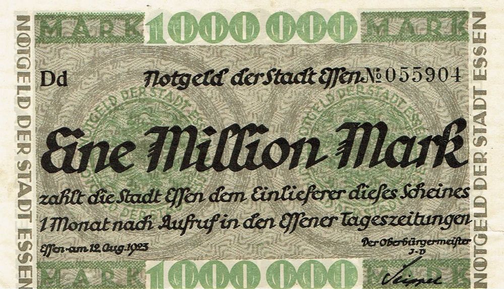 Essen 1 Mil. Mark 12.08.1923 VZ+ (Gebraucht) in Steffisburg für CHF 5.5 ...