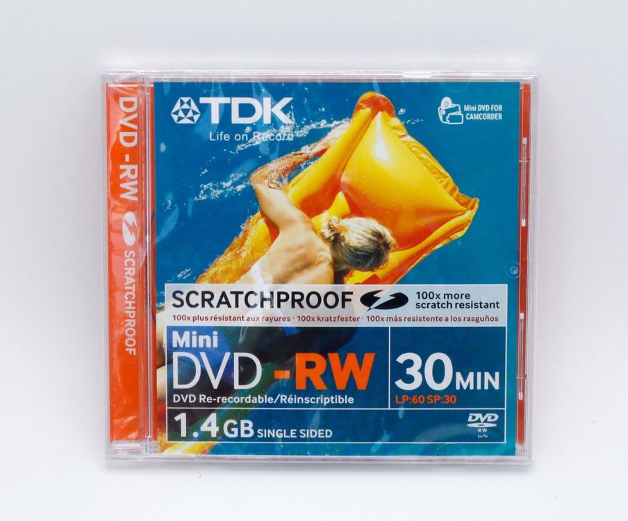 Mini-DVD-RW 1.4 GB TDK (Neu und originalverpackt) in Birsfelden für CHF ...