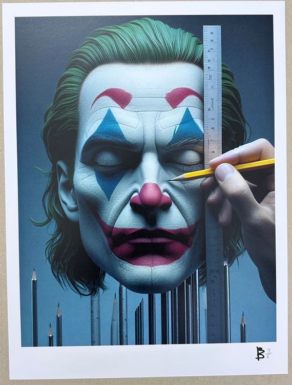 Bit Dancer: The Joker, POP Art, signiert 3/5 (Neu (gemäss Beschreibung ...