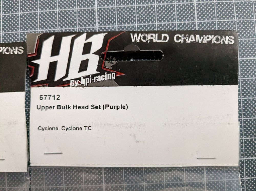 HB / HPI 67712 Cyclone TC Bulkhead Purple | Kaufen auf Ricardo