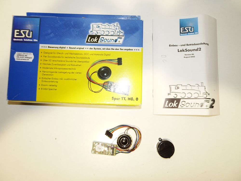 ESU Lok Sound Decoder Universal Dampflok 52403 | Kaufen auf Ricardo