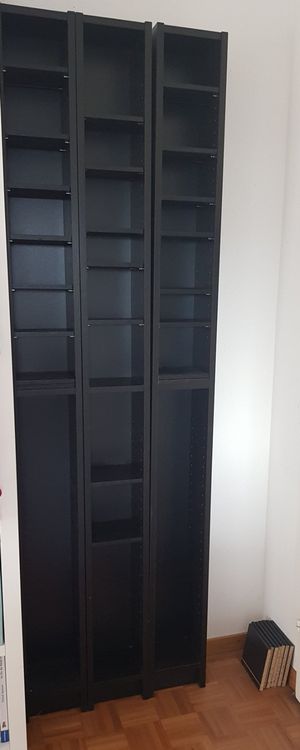 3 IKEA GNEDBY Regal 202x20x17 cm schwarzbraun | Kaufen auf Ricardo