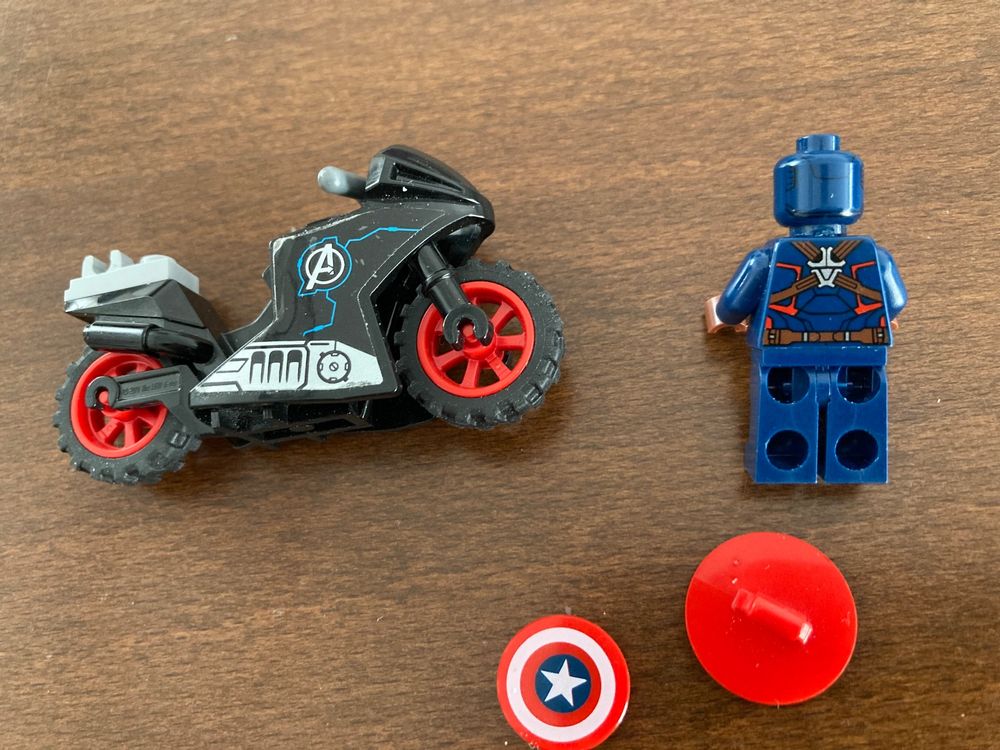 Lego Captain America sh177 Marvel Avengers Mini Figur 76032 (Gebraucht ...