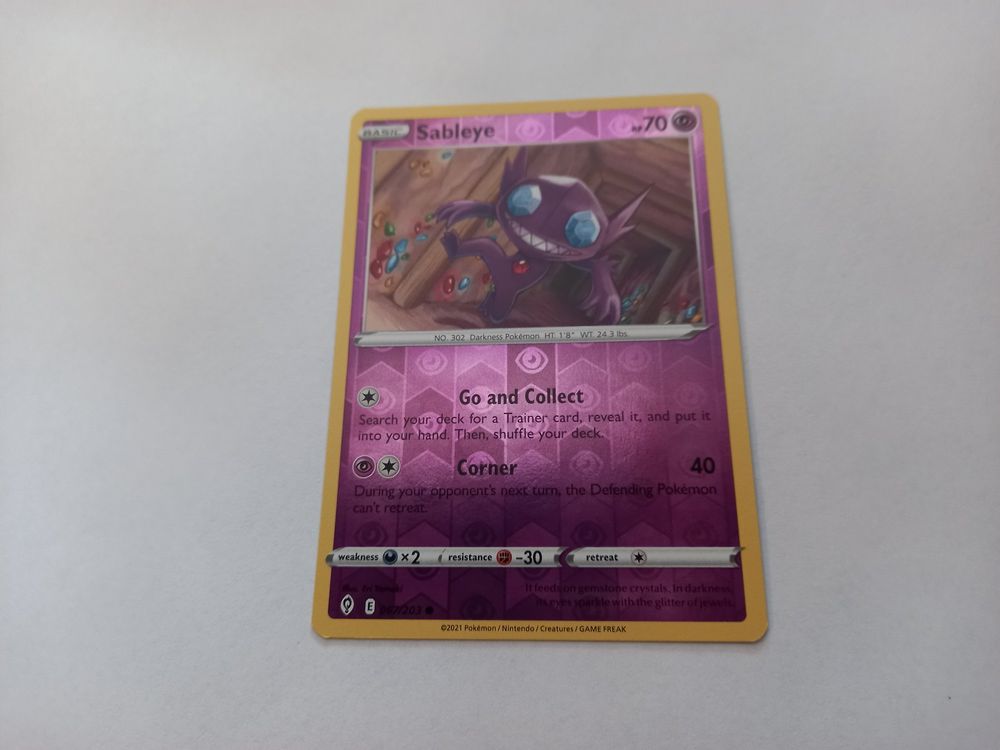 Carte Pokémon Sableye 70/73 (Gebraucht) in Bremblens für CHF 2 – mit ...