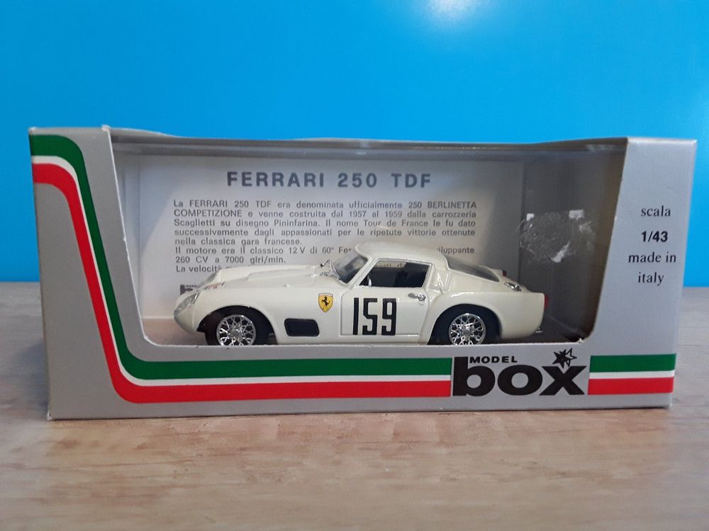 BOX-MODEL _ FERRARI 250 TDF _ TOUR DE FRANCE 1959 _ 1:43 | Kaufen auf ...
