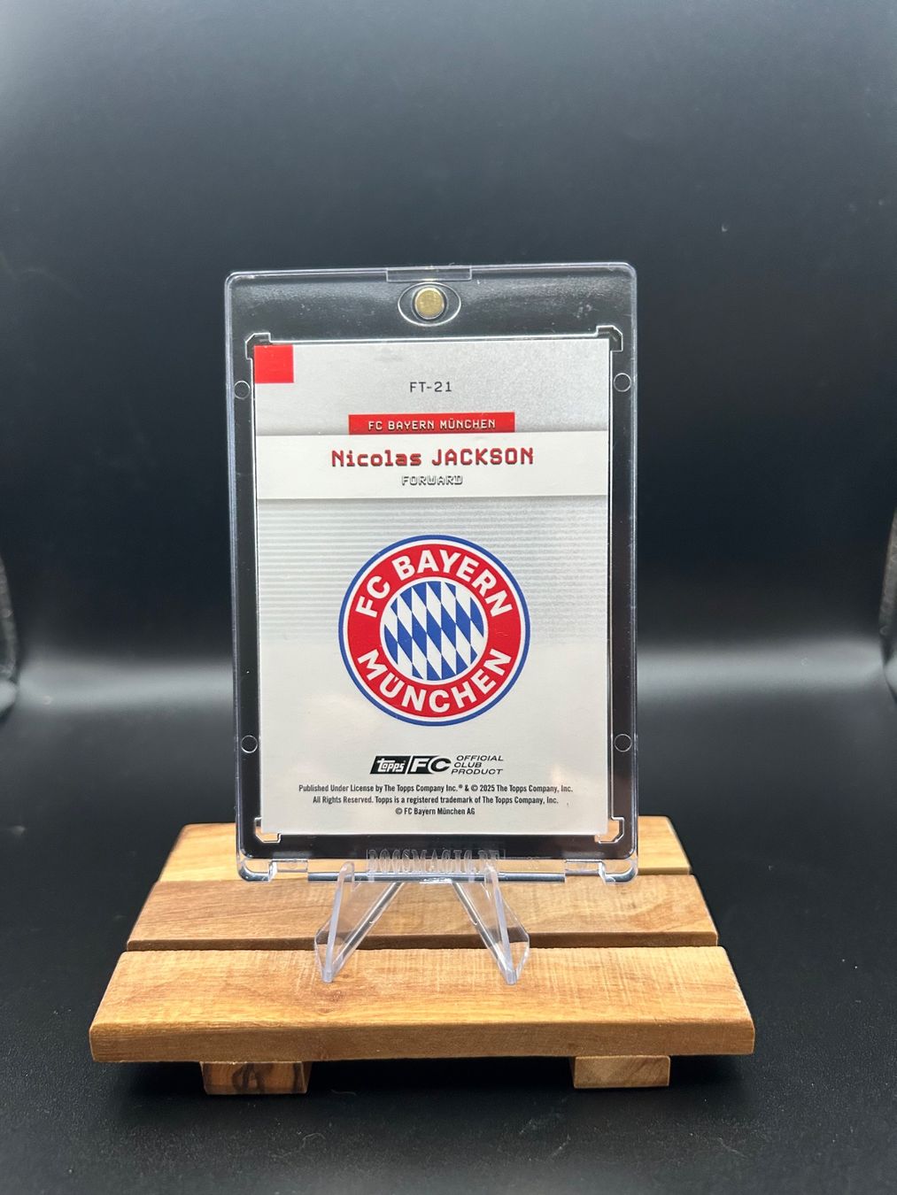 TOPPS Bayern München Teamset Nicolas Jackson nummeriert 3/5 (Neu ...