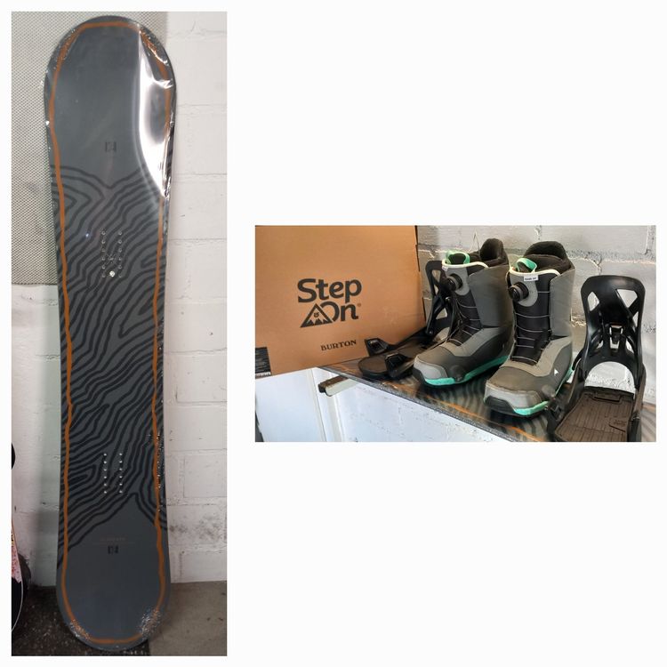 Neu Snowboard K2 Standard 156W u. Step On Set Gr. 43.5 (Gebraucht) in ...