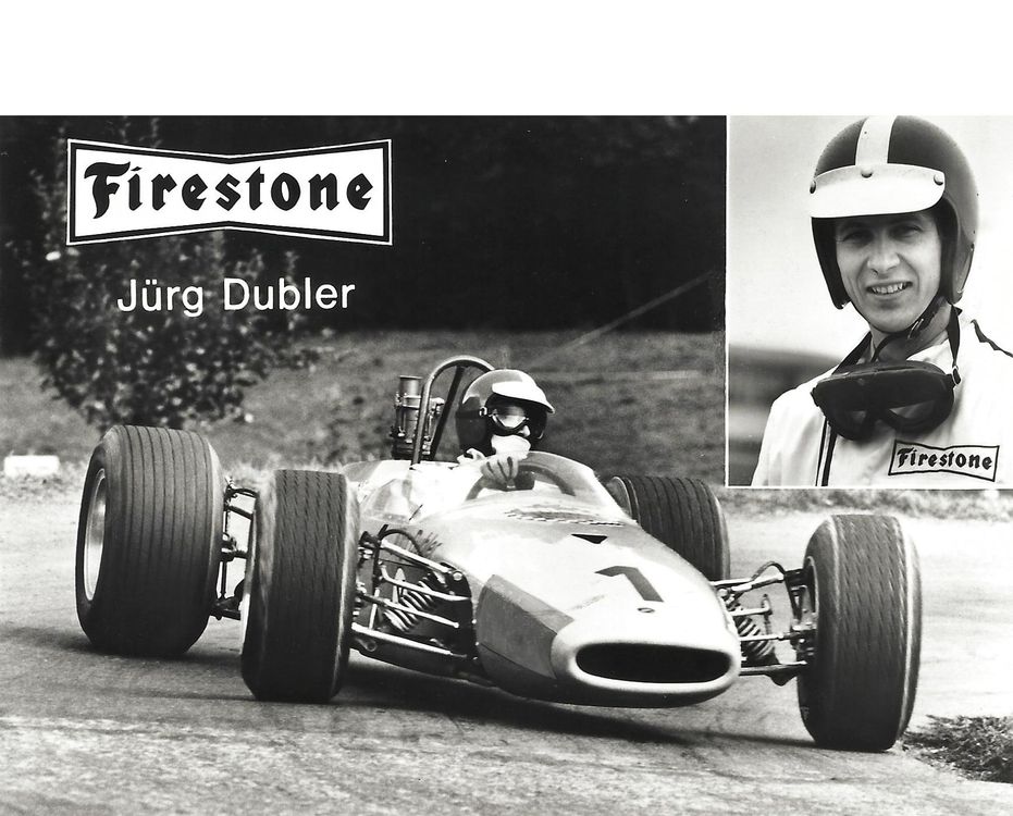Firestone-Postkarte, Jürg Dubler, Schweizer-Rennfahrer | Kaufen auf Ricardo
